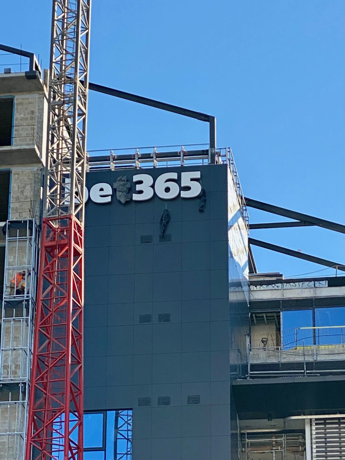 PICTURED: Work on Bet365's new Malta hub progressing as logo crests ...