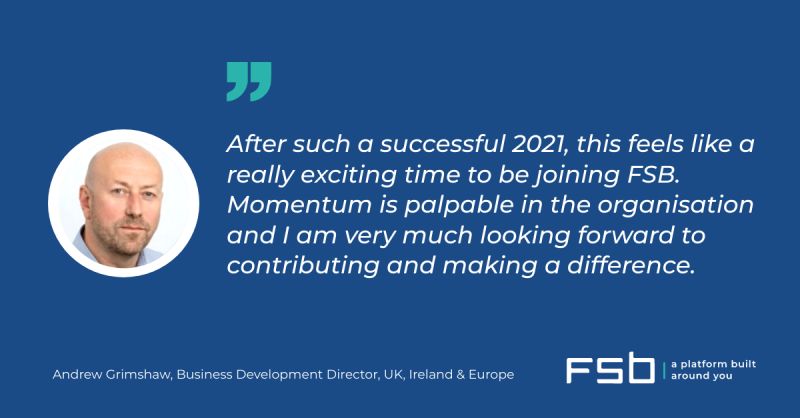 FSB appoints Andrew Grimshaw to lead European sales function